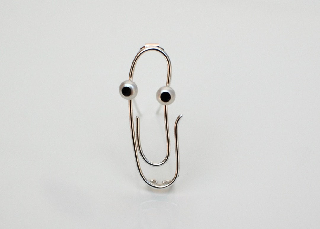 Clippy Brooch, Fun Jewelry, Windows 98, Paperclip Brooch - Etsy