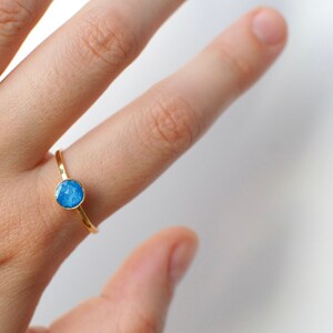 Solar System Ring Set in Gold, Planet Rings, Space Jewelry, Stackable ...