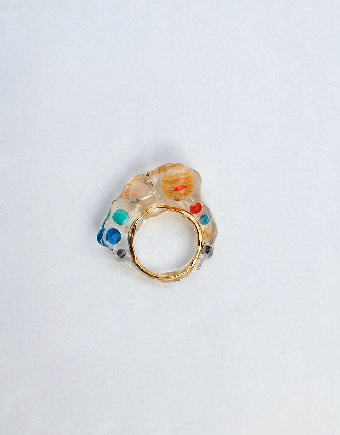 Transparent Solar System Ring Statement Ring - Etsy