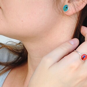 Isolation Ring, Silver Ring, Fun Ring, Miniature People - Etsy