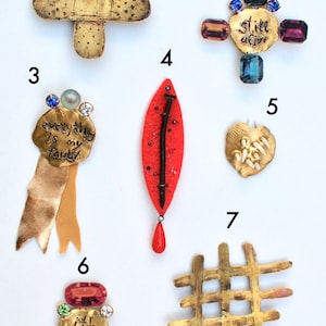 One of a Kind Brooch, Sample Sale, Pick One, Contemporary Jewelry, Art ...