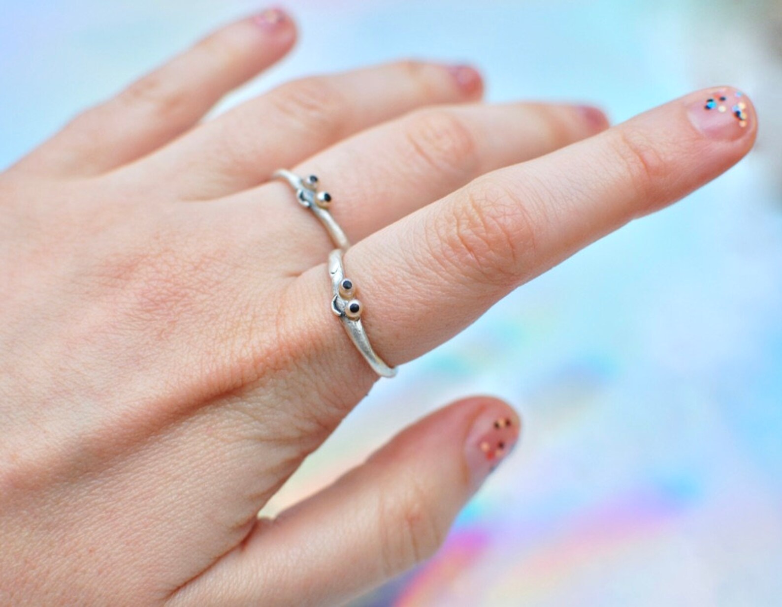 Smiley Ring Goggle Eyes Ring Cute Ring Fun Jewelry - Etsy