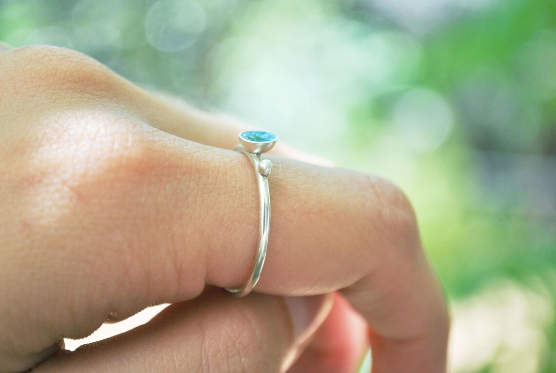 Earth and Moon Ring Space Ring Planet Ring Minimalist Ring | Etsy