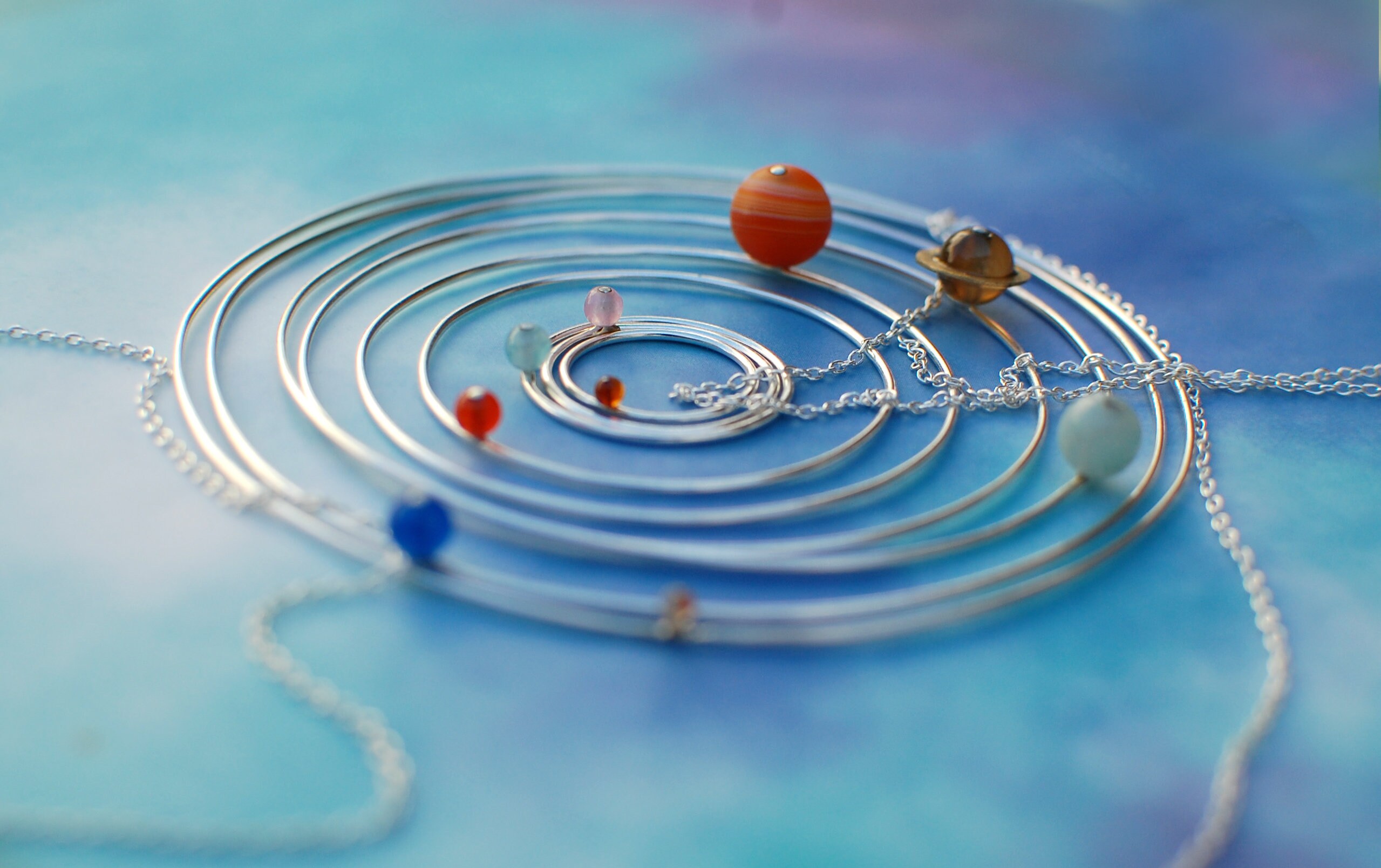 Solar System Necklace Lesson