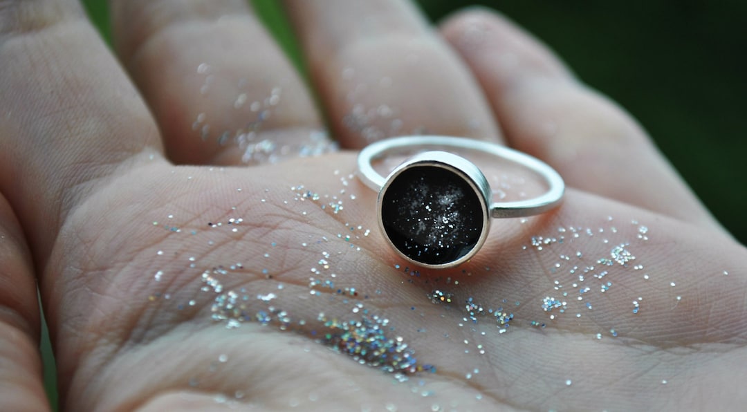Space Ring, Galaxy Ring, Nebula, Stars, Minimalist Ring - Etsy Canada