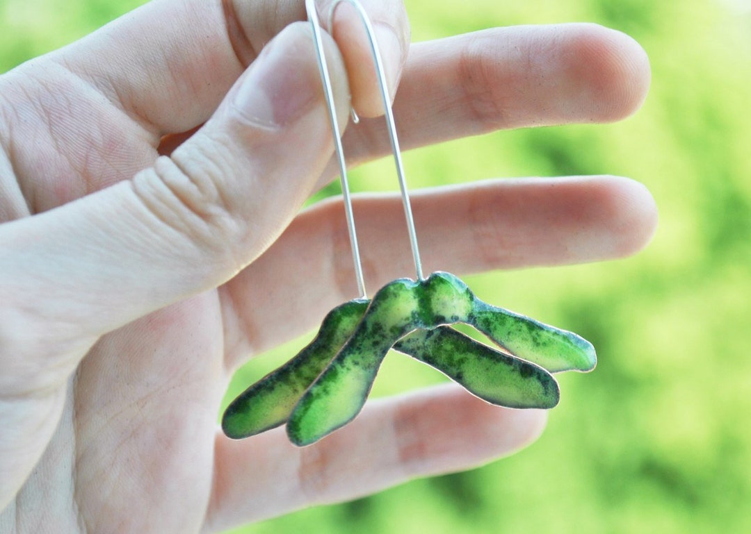 Propeller Seed Earrings, Maple Seed, Spring, Nature Jewelry - Etsy