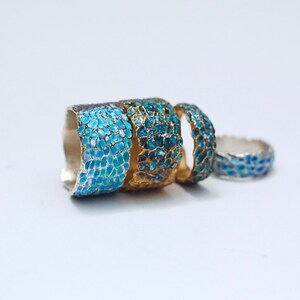 Underwater Ring, Wide Band, Texturized, One of a Kind, Barnacle, Coral ...