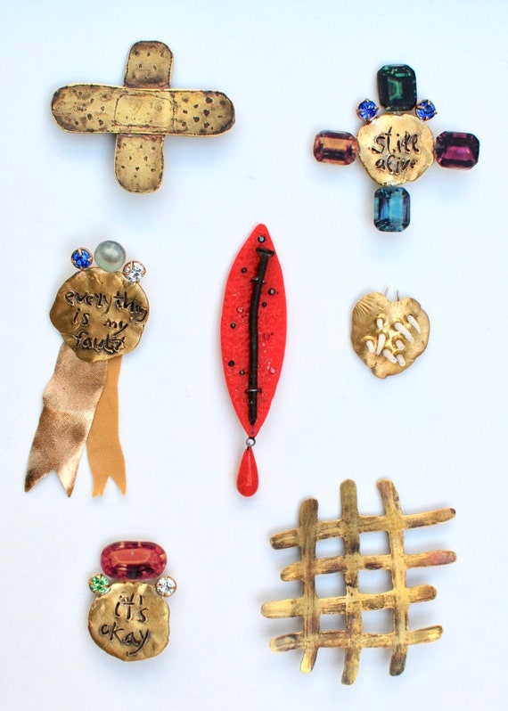 One of a Kind Brooch Sample Sale Pick One Contemporary | Etsy