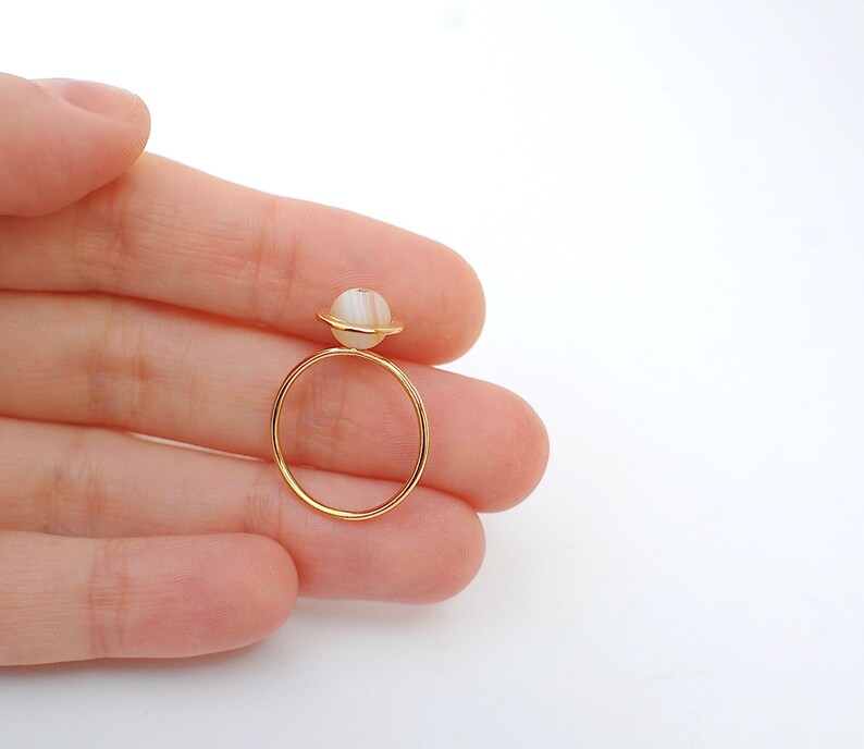 Saturn ring planet ring solar system cosmos space jewelry | Etsy