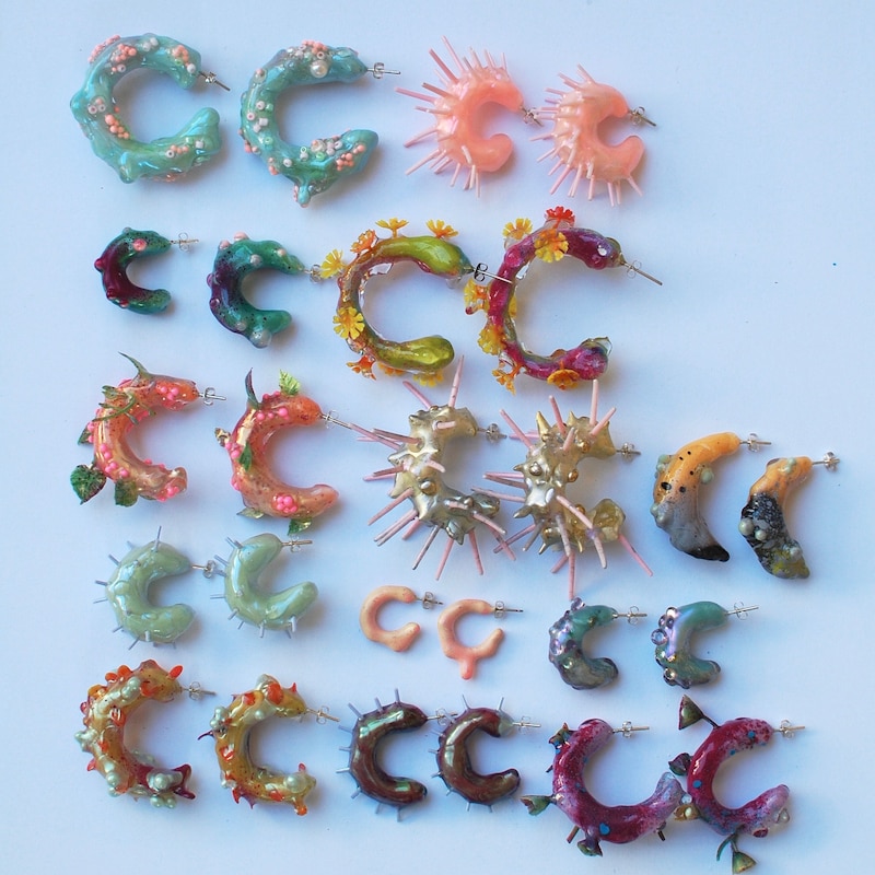 Wacky Earrings - Etsy