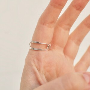 Paper Clip Ring, Fun Ring, Art Jewelry, Statement Ring, Surrealist Ring ...