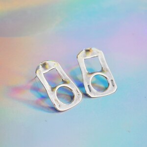 Soda Jewelry Set, Ring and Earrings, Sterling Silver or Gold Plated ...