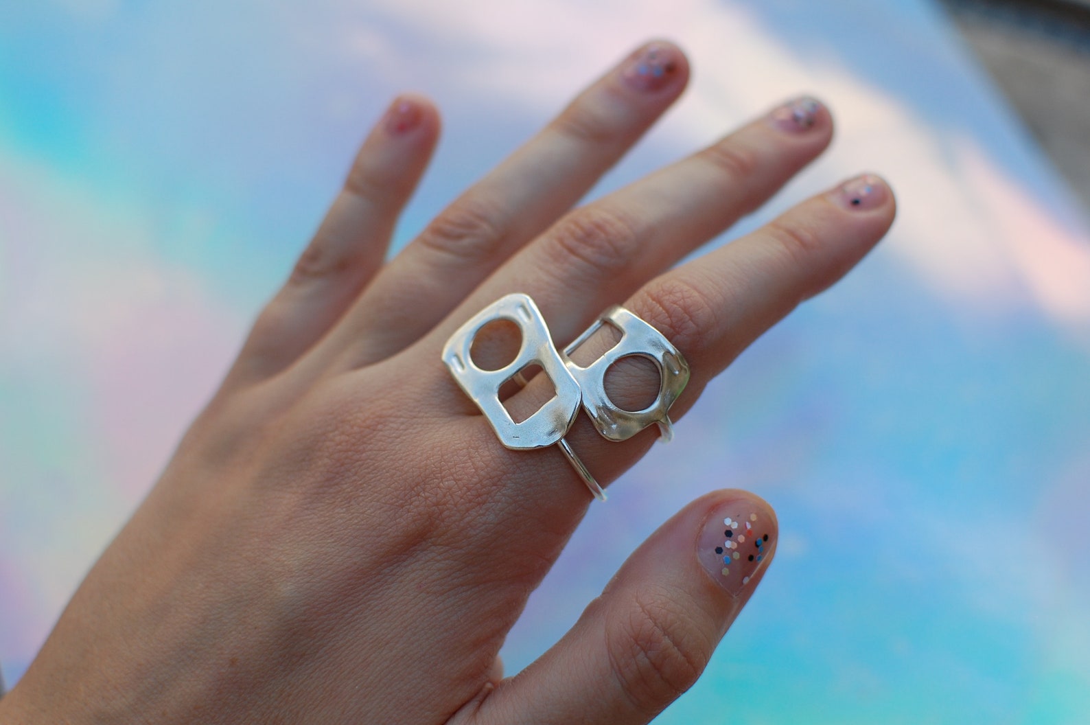 Soda Ring Pull Tab Ring Can Opener Pop Art Ring Statement | Etsy