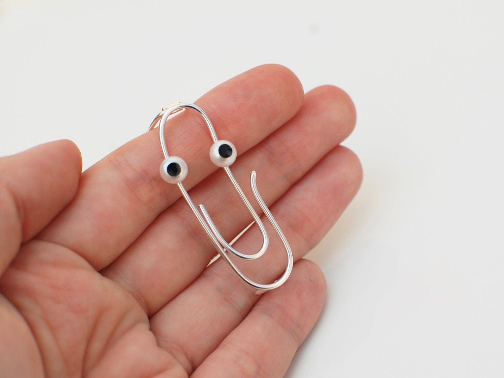 Clippy Brooch Fun Jewelry Windows 98 Paperclip Brooch | Etsy