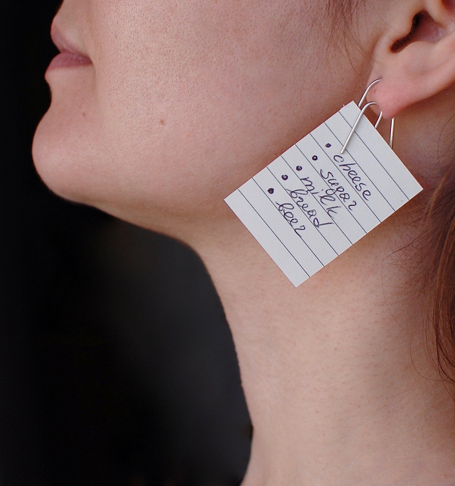 Paper Clip Earrings Fun Jewelry Minimalist Geometric - Etsy