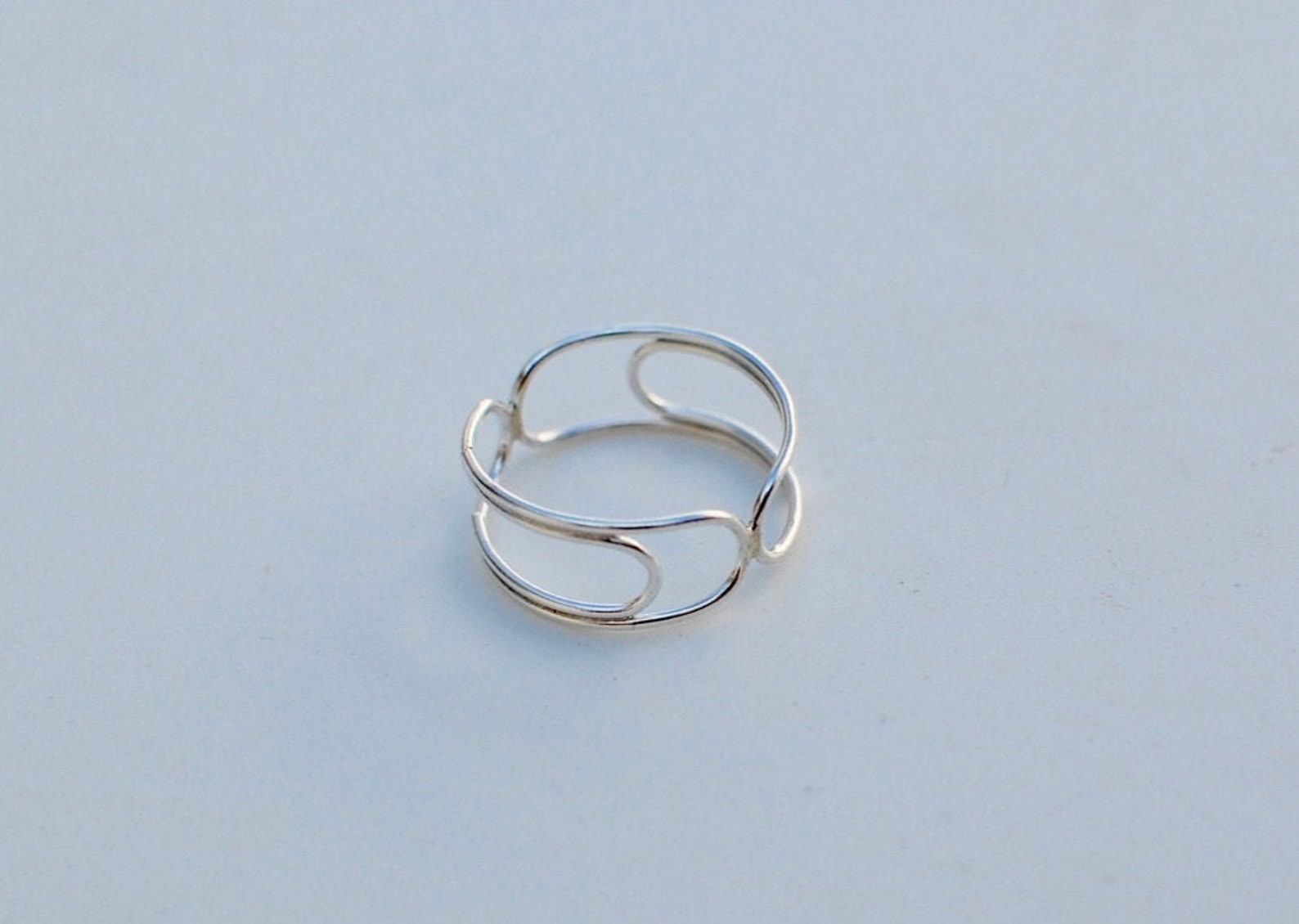 Paper Clip Ring Fun Ring Art Jewelry Statement Ring - Etsy