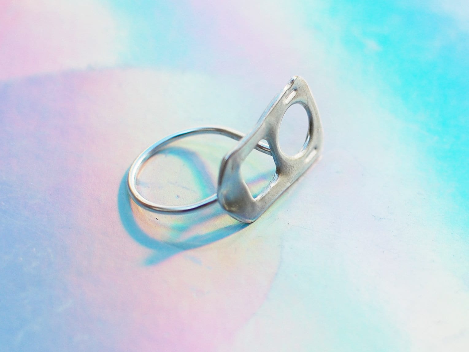 Soda Ring Pull Tab Ring Can Opener Pop Art Ring Statement | Etsy