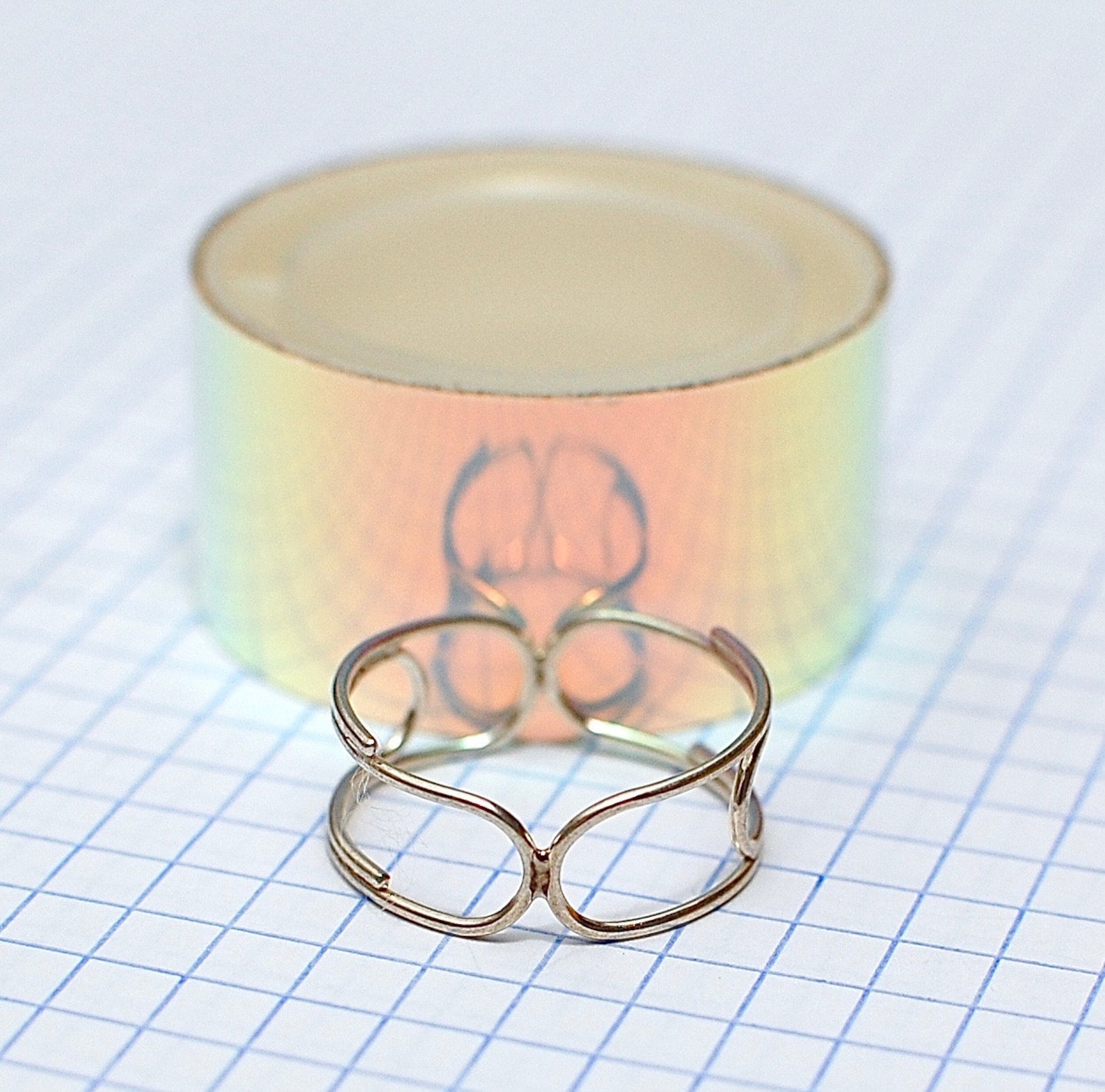 Paper Clip Ring Fun Ring Art Jewelry Statement Ring - Etsy