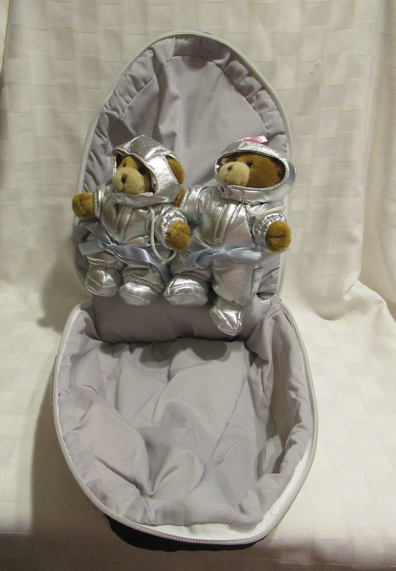 Vintage Space Shuttle Backpack With Two Astronaut Bear Toys - Etsy