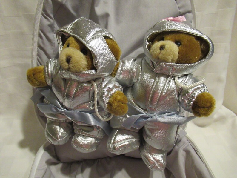 Vintage Space Shuttle Backpack With Two Astronaut Bear Toys - Etsy