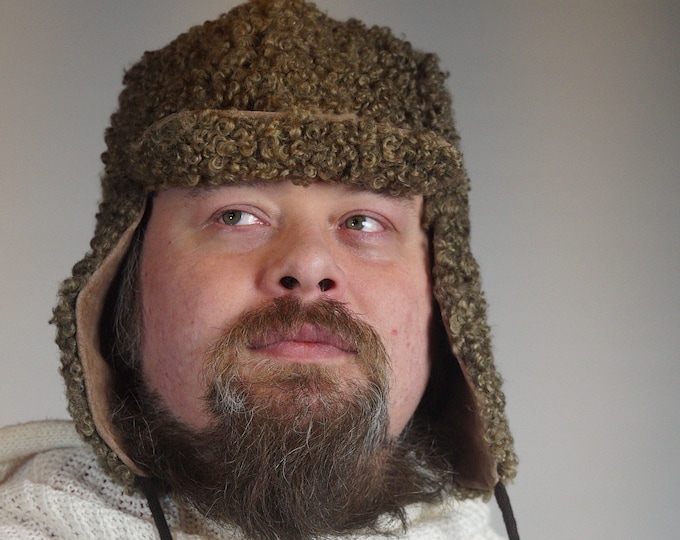Natural Viking Handmade Fur Hat - Etsy