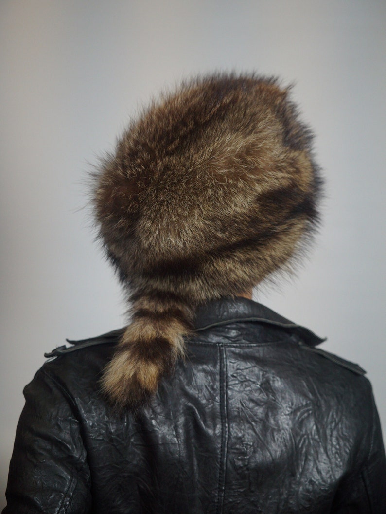 Davy Crockett Natural Racoon - Etsy