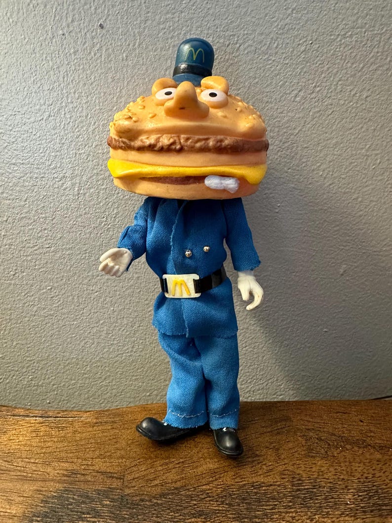 Rare Vintage Doll 1976 Remco Mcdonald's Toggle Head Action Figure ...