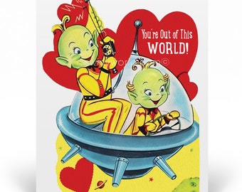Alien valentine | Etsy