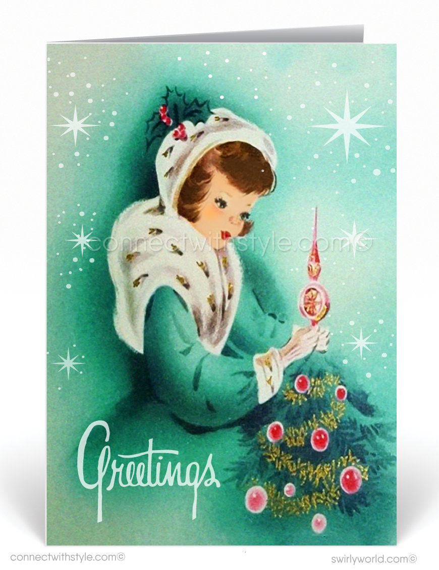 Vintage Christmas Cards 1950S at Herman Dunlap blog