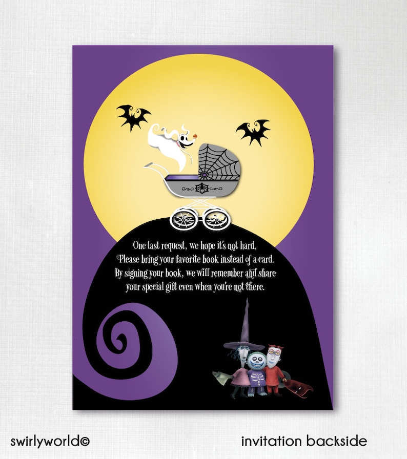 DIGITAL Nightmare Before Christmas Baby Shower Large Digital | Etsy UK