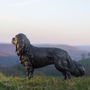 Standing Cavalier King Charles Spaniel Dog Statue Large - Etsy UK