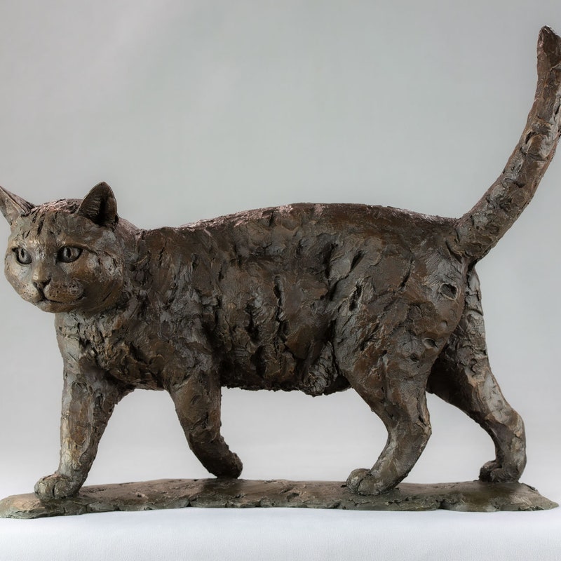 Large Statue Cat - Etsy