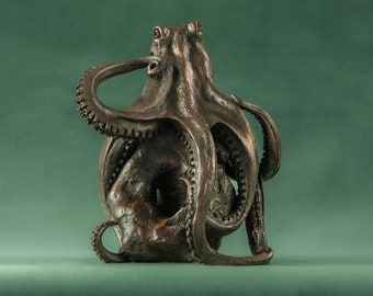 Bronze Octopus - Etsy