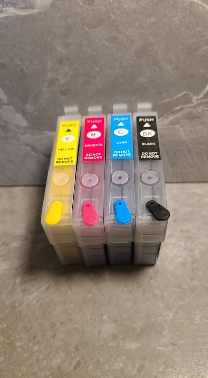 Sublimation Ink Filled Refillable Cartridges for Epson Workforce 2750 ...