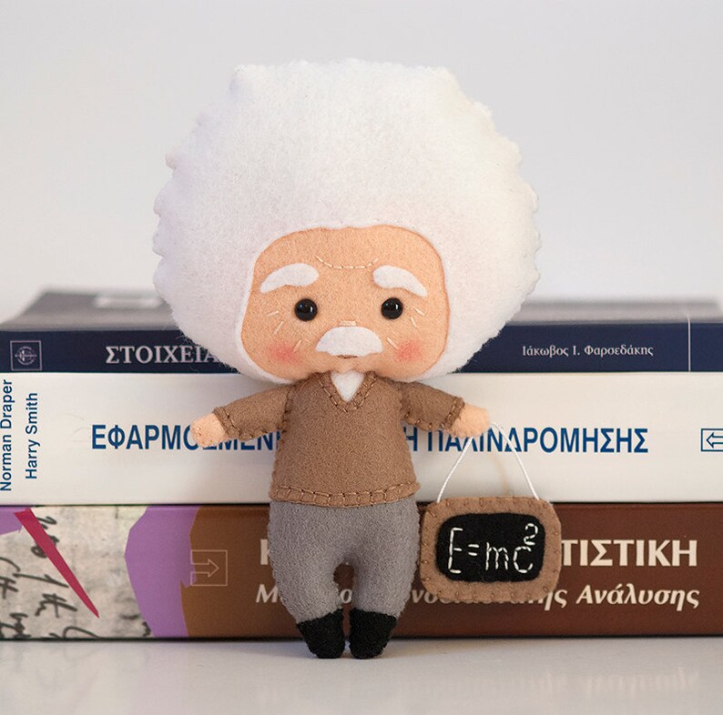 Albert Einstein Doll Science Teacher Gift Physics Toy Math - Etsy