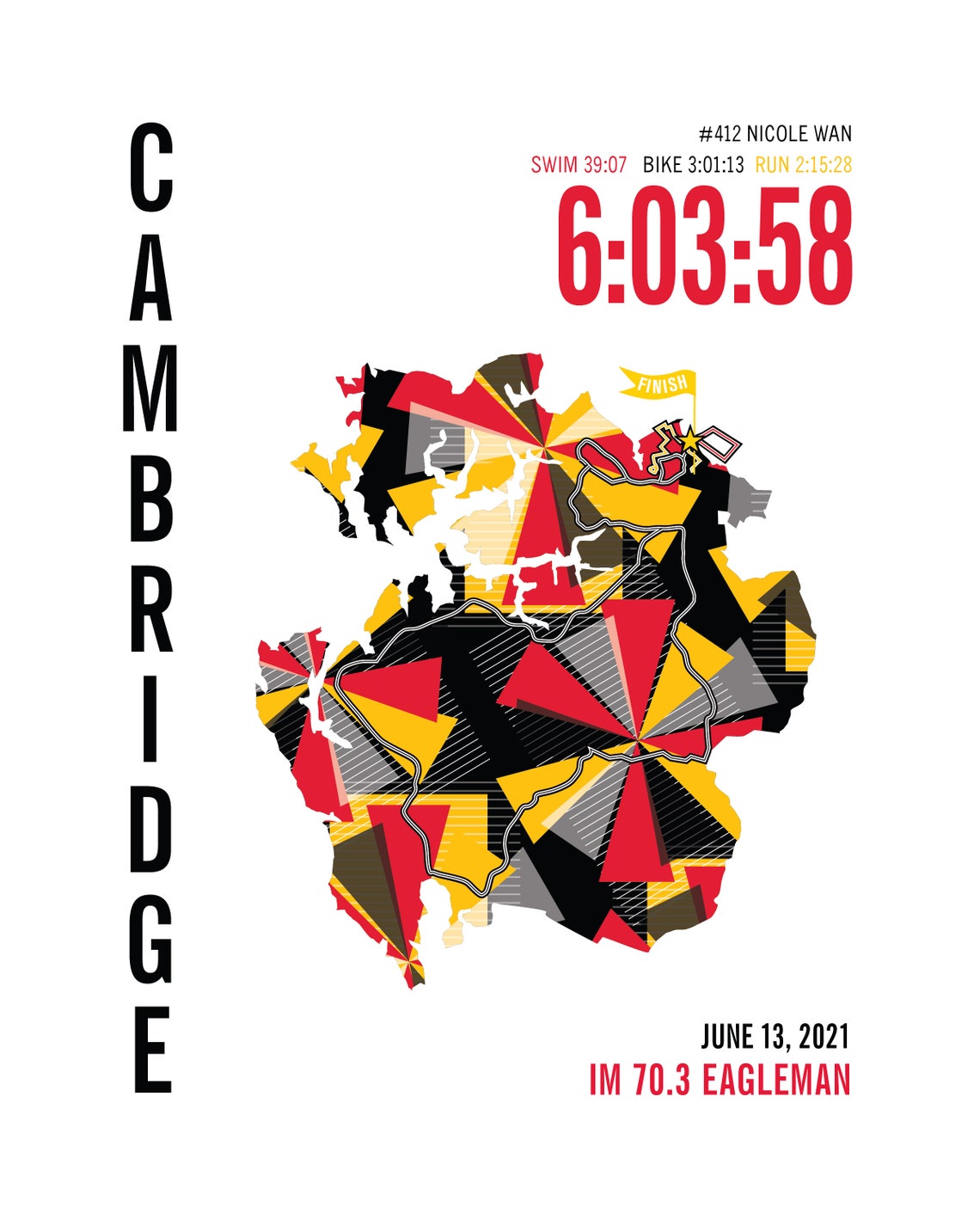 Personalized Custom Marathon Course Map - Etsy