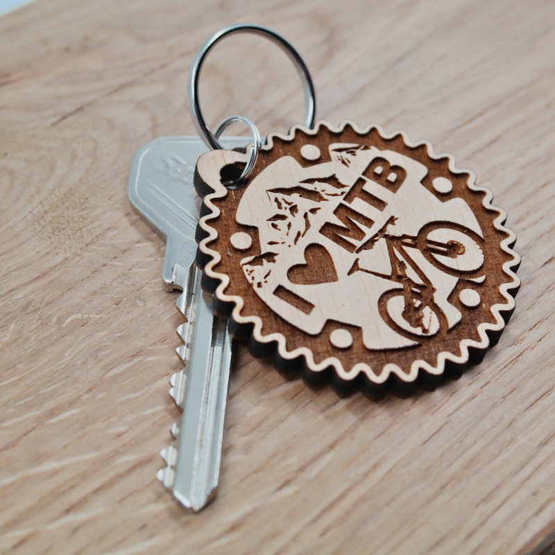 Mountain Keychain - Etsy