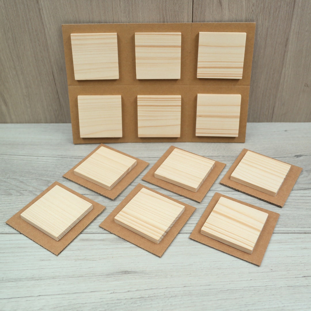 DIY Magnets, Unfinished Wood, Pyrography Blanks, DIY Wood Crafts, 2in ...