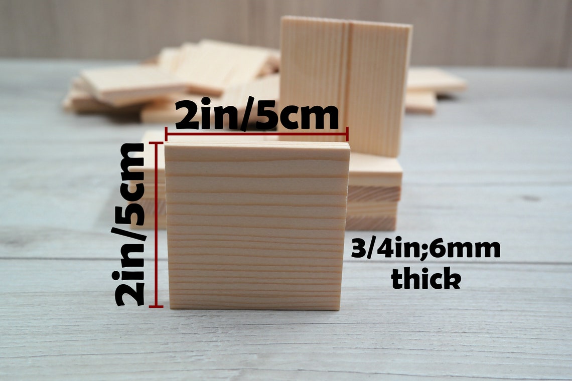 Blank Wood Magnets, Unfinished Magnets, Solid Wood Fridge Magnets ...