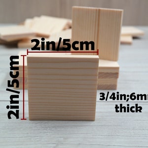 Blank Wood Magnets, Unfinished Magnets, Solid Wood Fridge Magnets ...