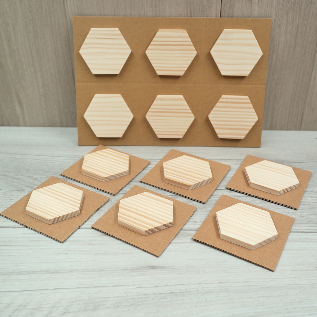 Blank Wooden Magnets, Laser Engraving Blanks, DIY Wood, Fridge Magnets ...