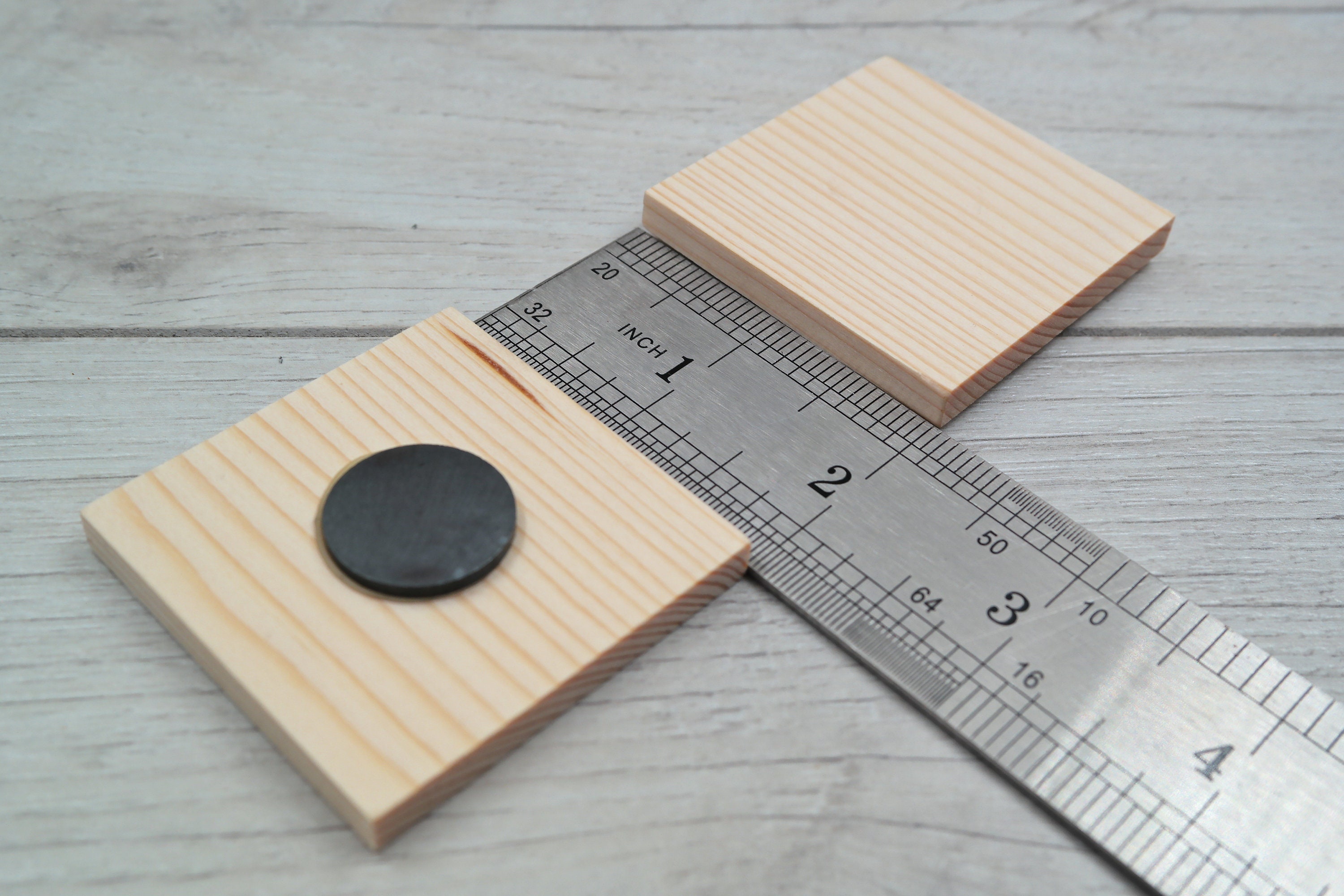 Blank Wood Magnets, Unfinished Magnets, Solid Wood Fridge Magnets ...