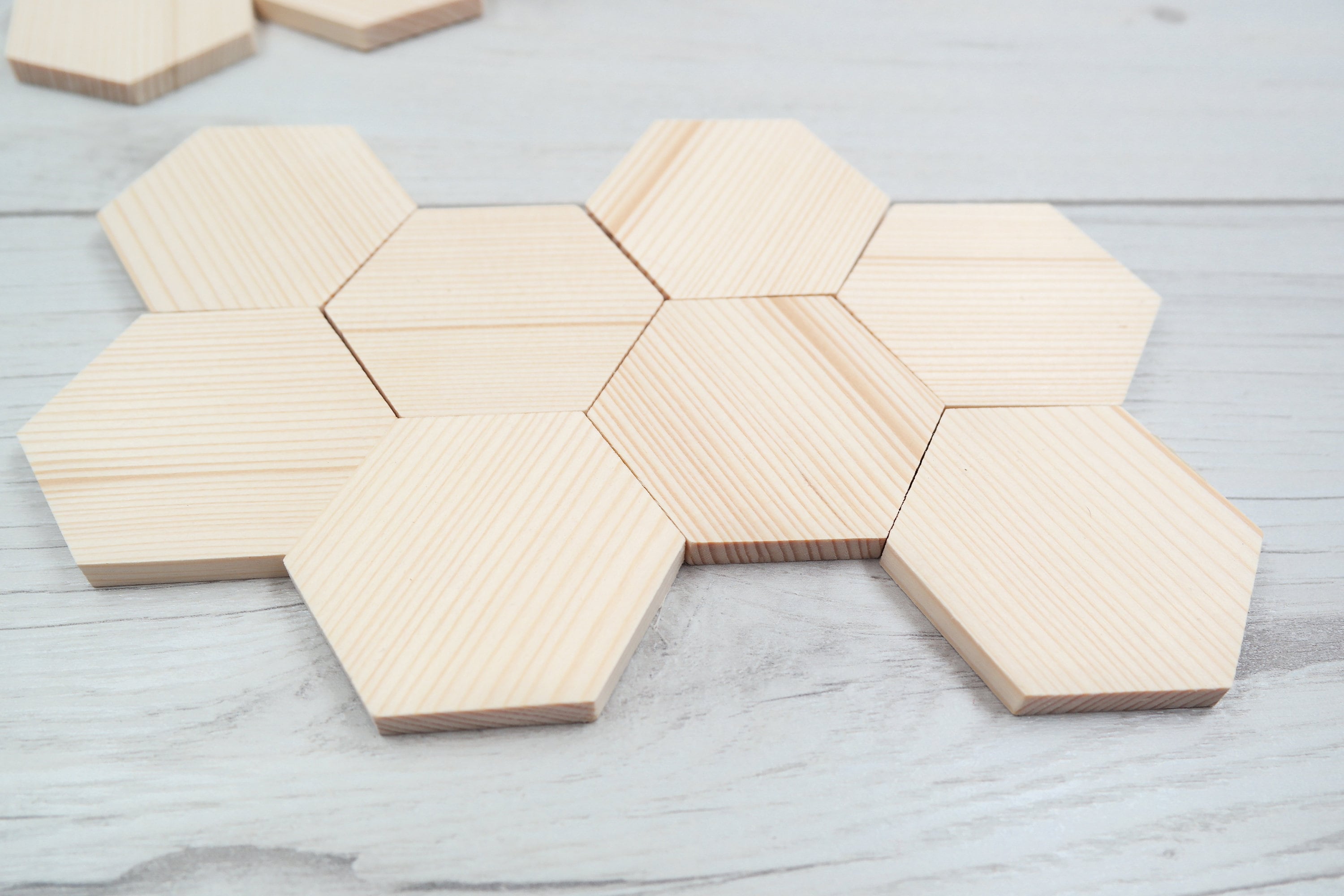 Blank Wooden Hexagon Tiles, Board Game Tiles, DIY Wood for Crafts - Etsy