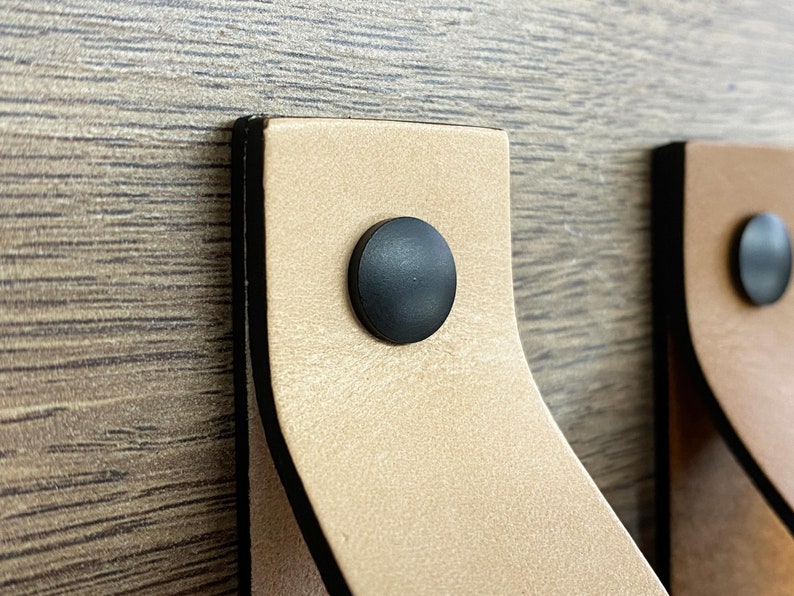 Oliver Edge Leather Loop Pulls - Etsy