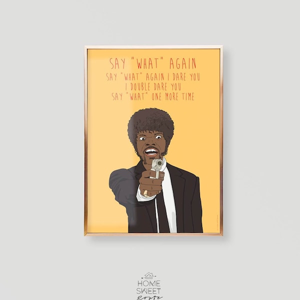 Pulp Fiction Quote - Etsy