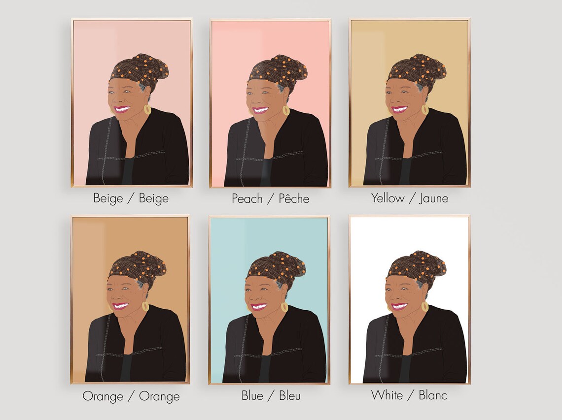 Maya Angelou Poster Maya Angelou Print Maya Angelou Art - Etsy
