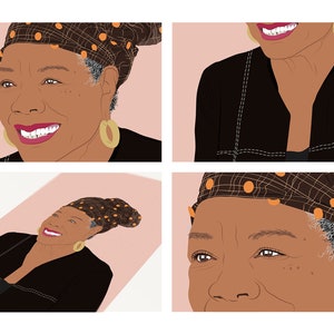 Maya Angelou Poster, Maya Angelou Print, Maya Angelou Art Print, Maya ...