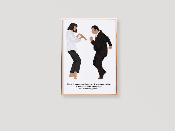 Pulp Fiction Dance Poster