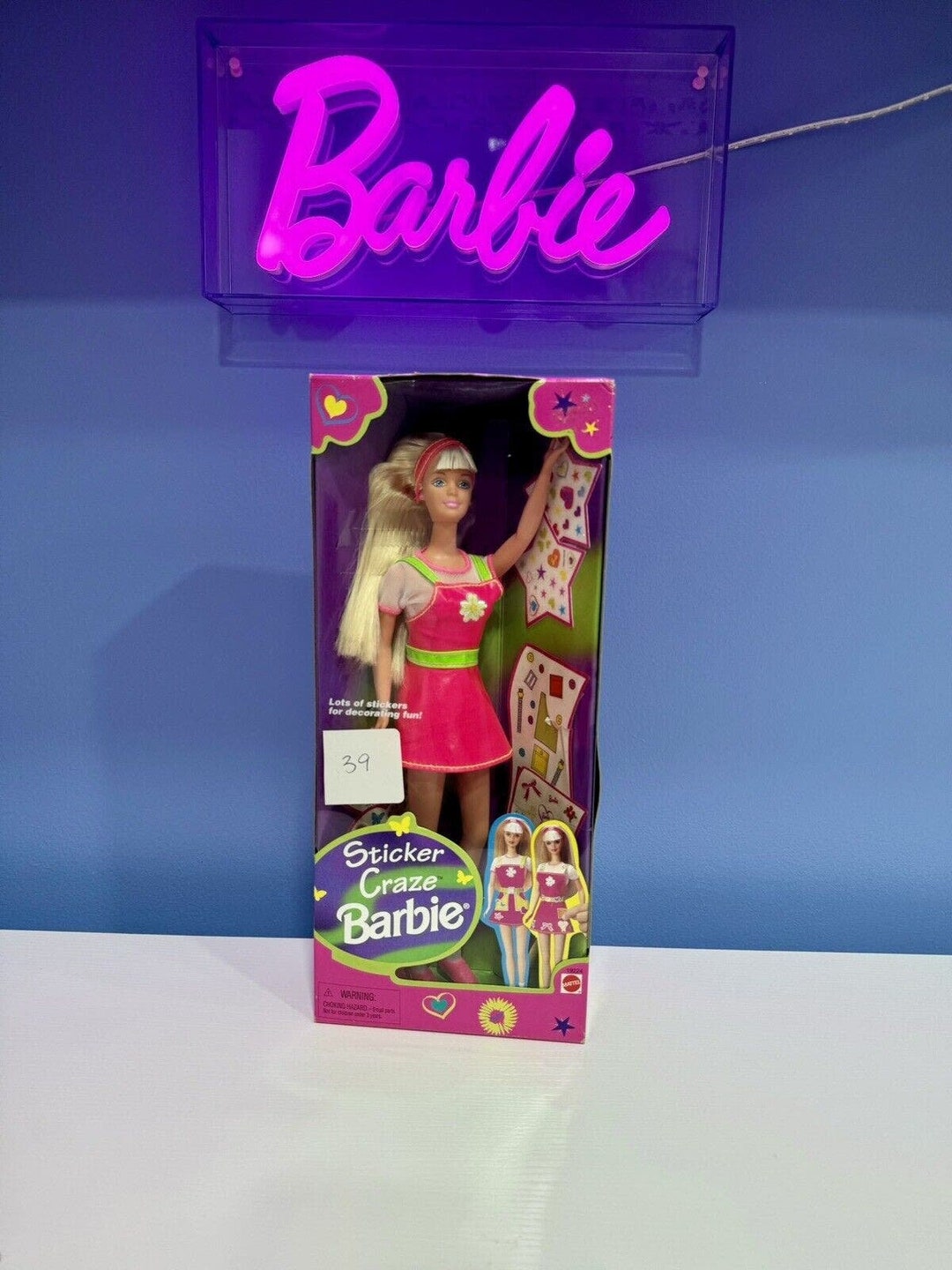 1997 Mattel Sticker Craze Barbie Doll #19224 - Etsy