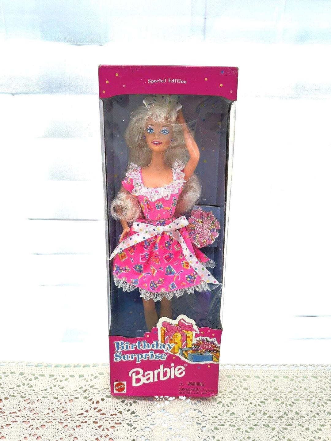 New Vintage 1996 Mattel Birthday Surprise Barbie Doll Special Edition ...